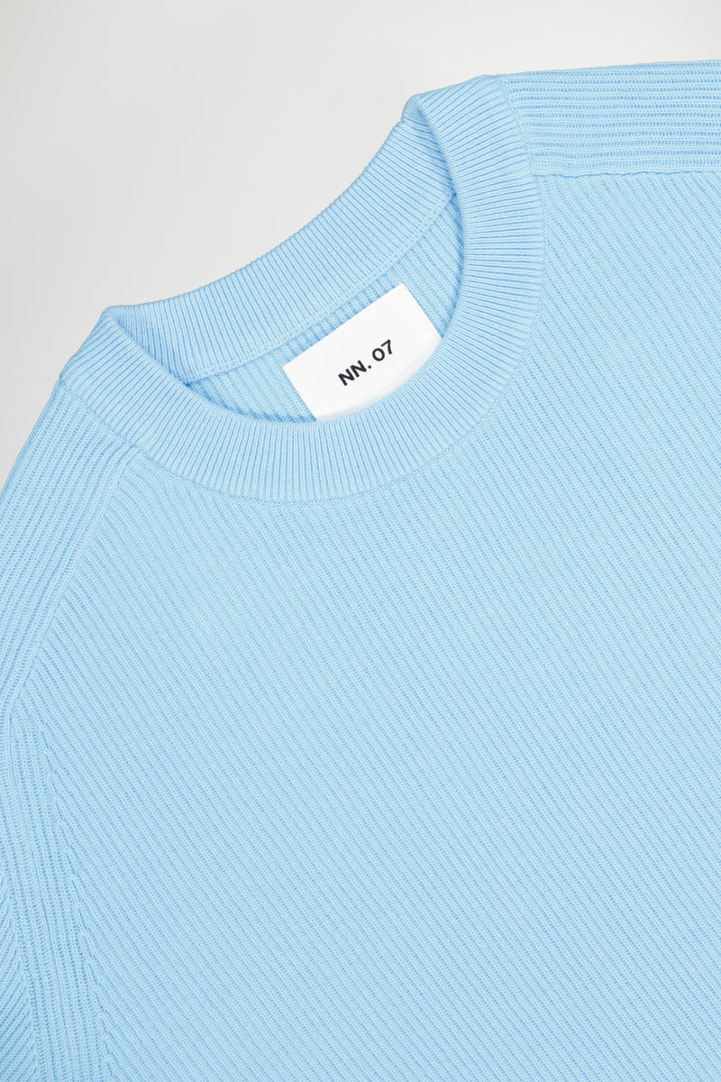 NN07 Kevin Polar Wind Blue Cotton Sweater 6600 – Atticus Finch Clothing ...